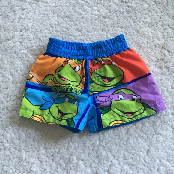 Nickelodeon | Swim | Nickelodeon Teenage Mutant Ninja Turtle Swim Trunk ...
